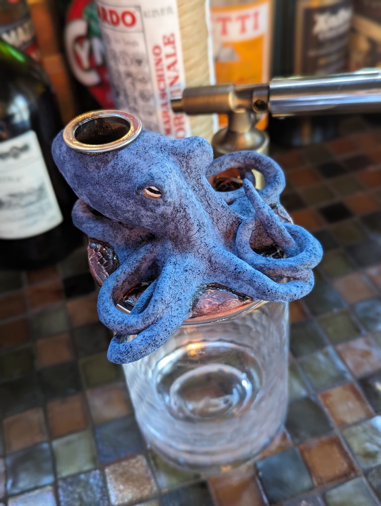 octopus-cocktail-smoker - Seward Park Clay Studio
